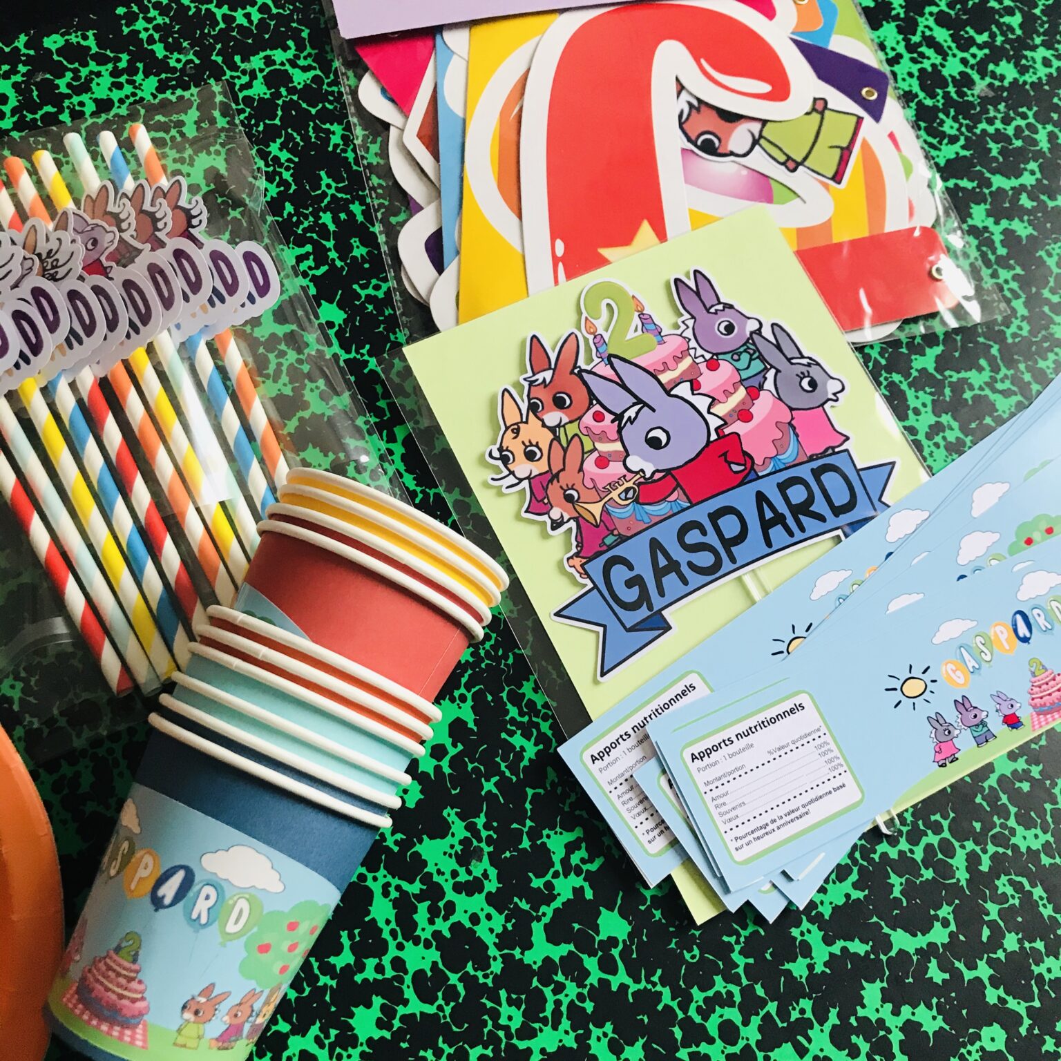 Kit anniversaire TROTRO personnalisé - topperscake