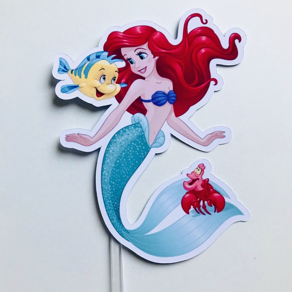 Toppers Ariel personnalisé - topperscake